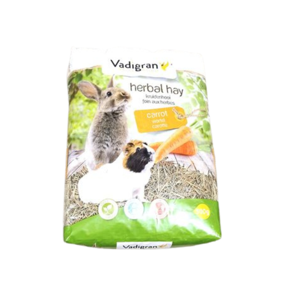 Vadigran Herbal Hay With Carrot - 500g - Dec's Pets